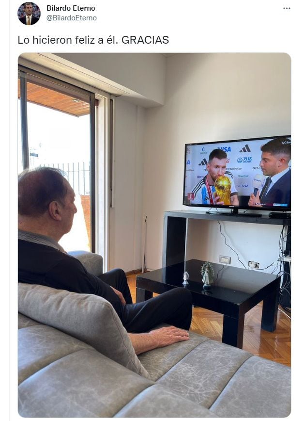 La historia detrás de la foto de Bilardo que emocionó a todos ...